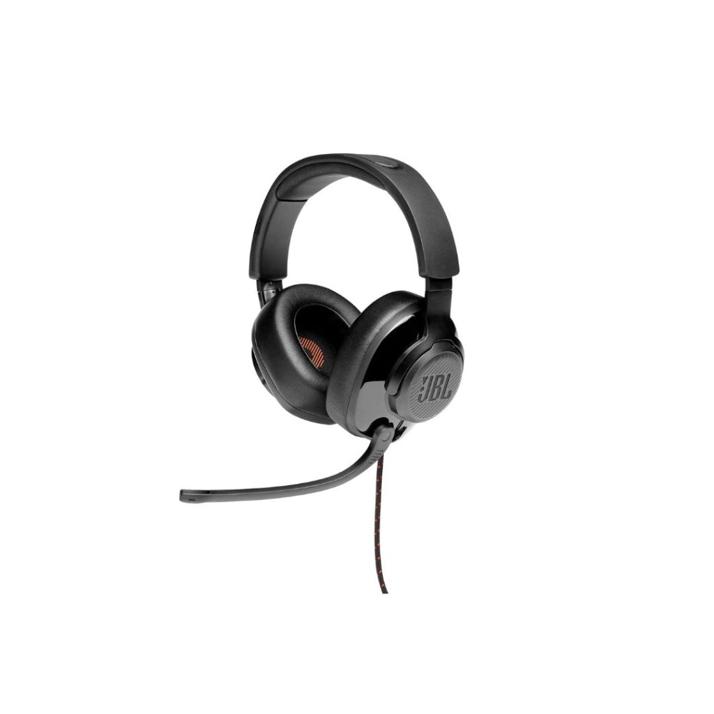 JBL Quantum 200 Wired Gaming Headset Boom Mic